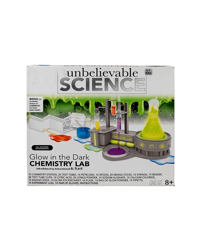 RMS Glow in the Dark Chemistry Lab Set, 24 Pieces - Macy's