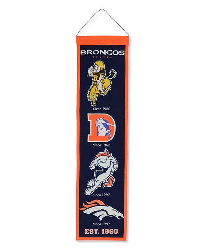 Winning Streak Denver Broncos Heritage Banner - Macy's