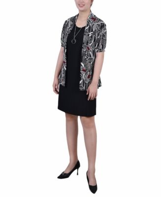 Petite Size Two Piece Dress Set - Macy's