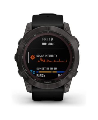 Unisex Fenix 7X Sapphire Solar Carbon Gray Diamond like Carbon Titanium ...