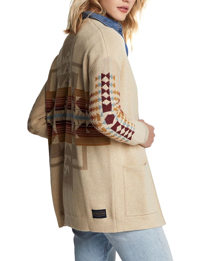 Pendleton Women's Cotton Open-Front Cardigan - Macy's