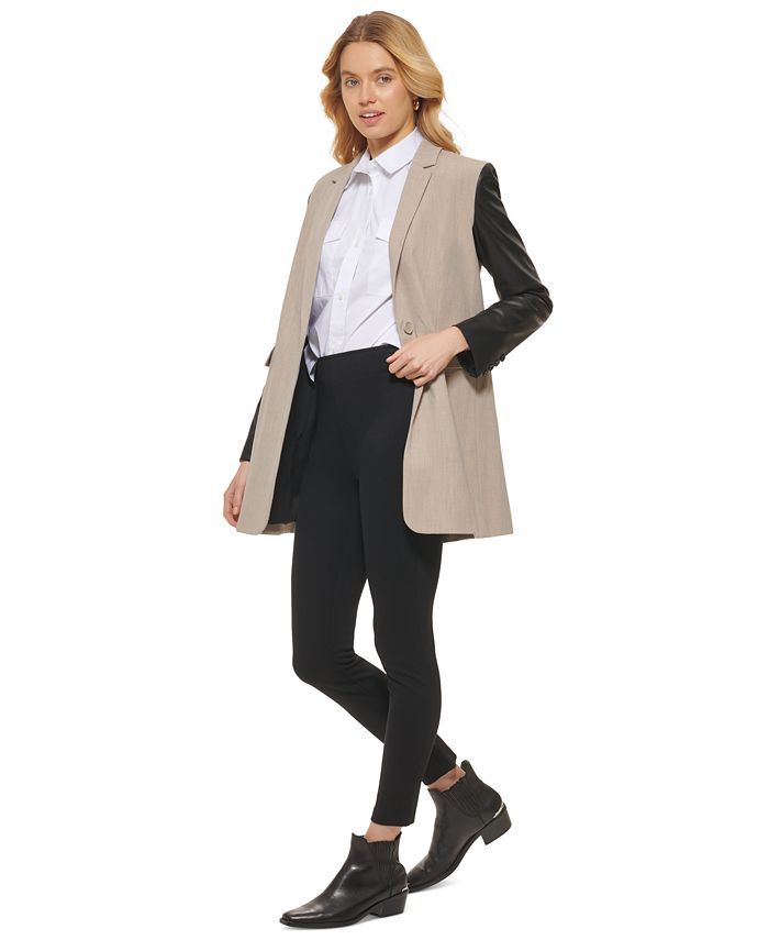 DKNY Two-Tone Jacket - Macy's
