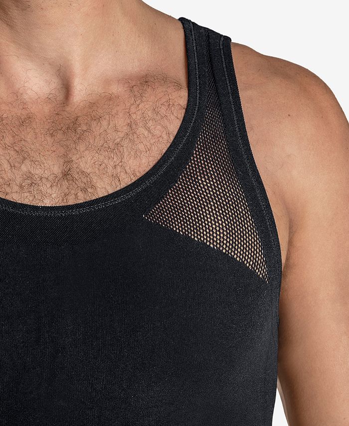 LEO Crew Neck Seamless Compression Tank - Macy's