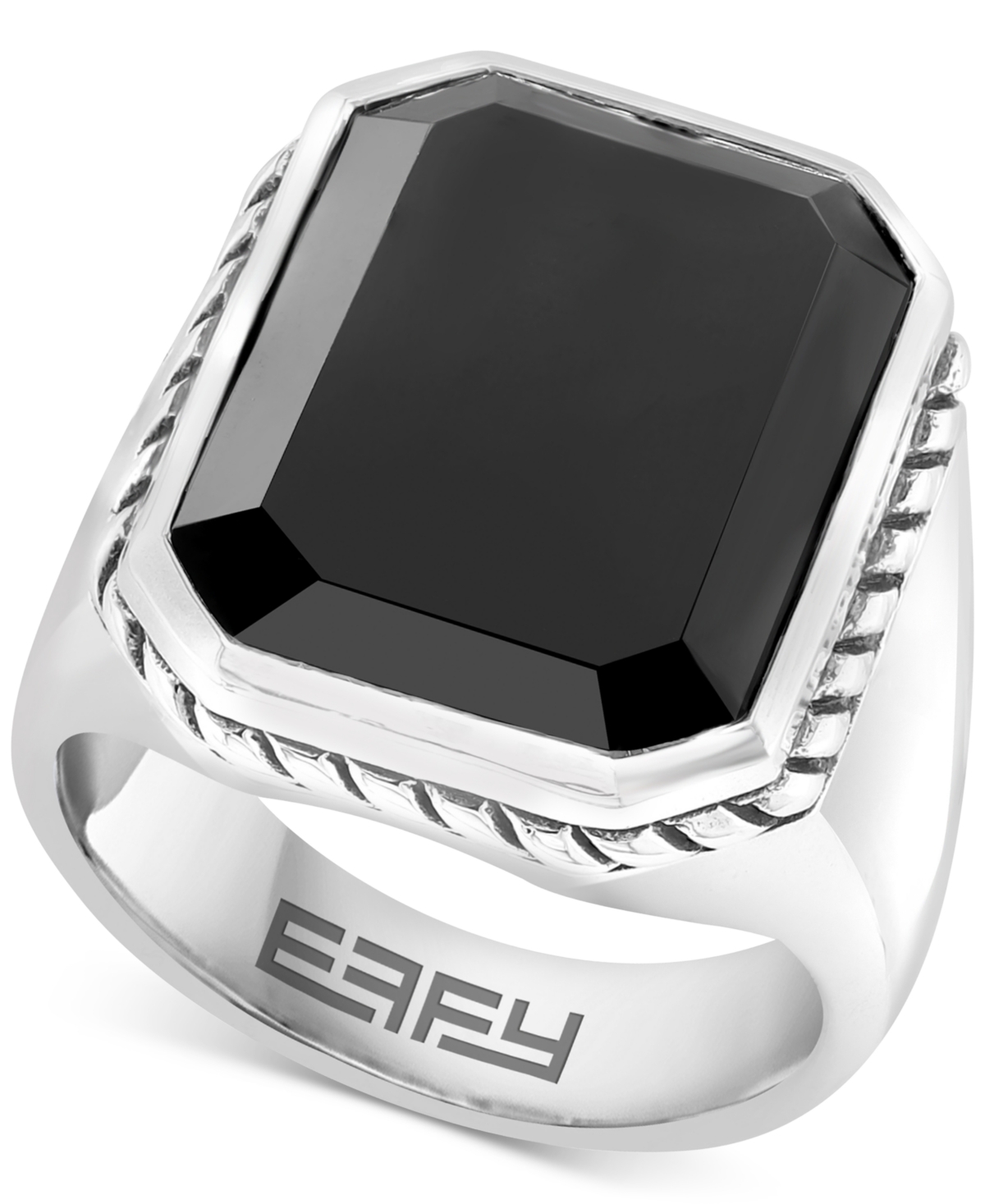Click here for Effy Mens Onyx Ring in Sterling Silver - Sterling... prices