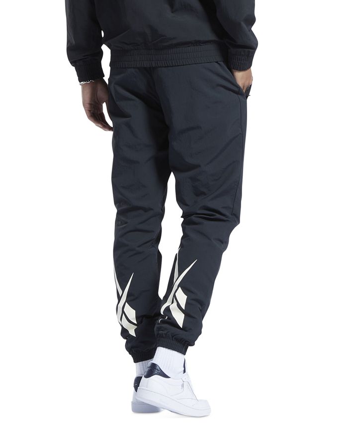 Reebok Men's Classics Vector Logo-Print Track Pants - Macy's