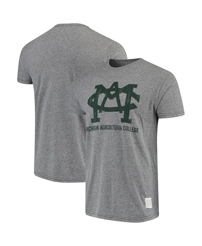 Original Retro Brand Men's Heathered Gray Michigan State Spartans ...