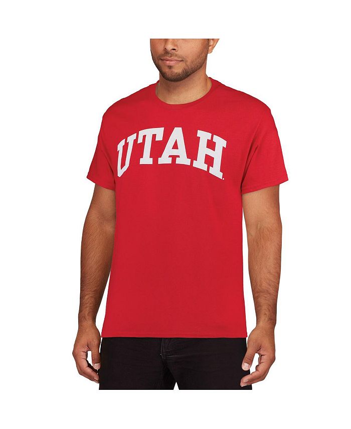 Fanatics Men's Red Utah Utes Basic Arch T-shirt - Macy's