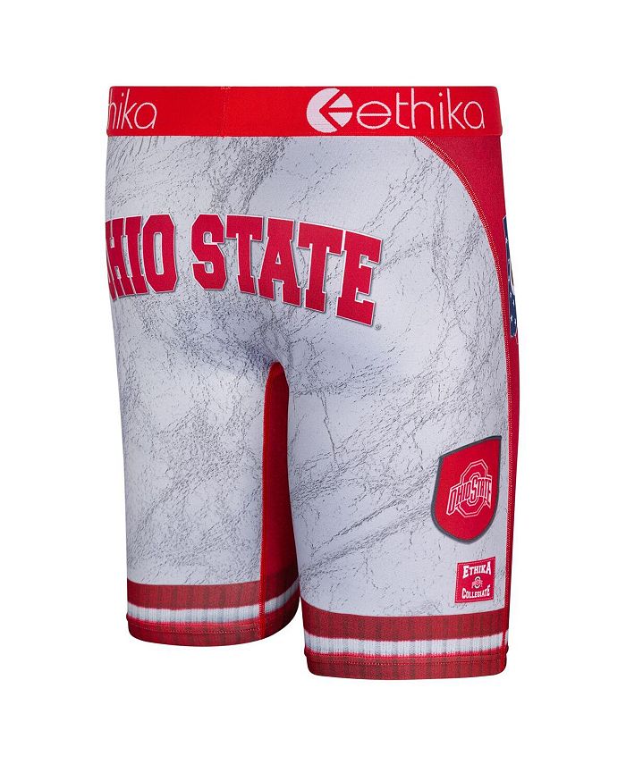 Ethika Men's Scarlet Ohio State Buckeyes Schoolin' Boxers Briefs - Macy's
