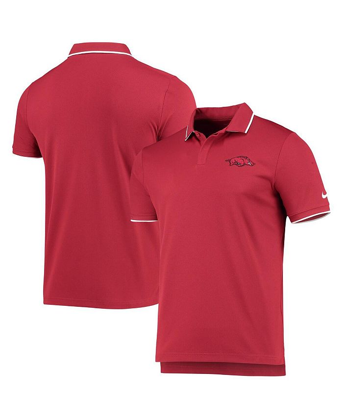 Nike Men's Cardinal Arkansas Razorbacks UV Collegiate Performance Polo ...