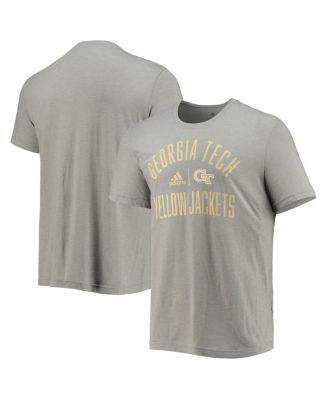 Men's adidas Heathered Gray Georgia Tech Yellow Jackets Sideline Locker ...
