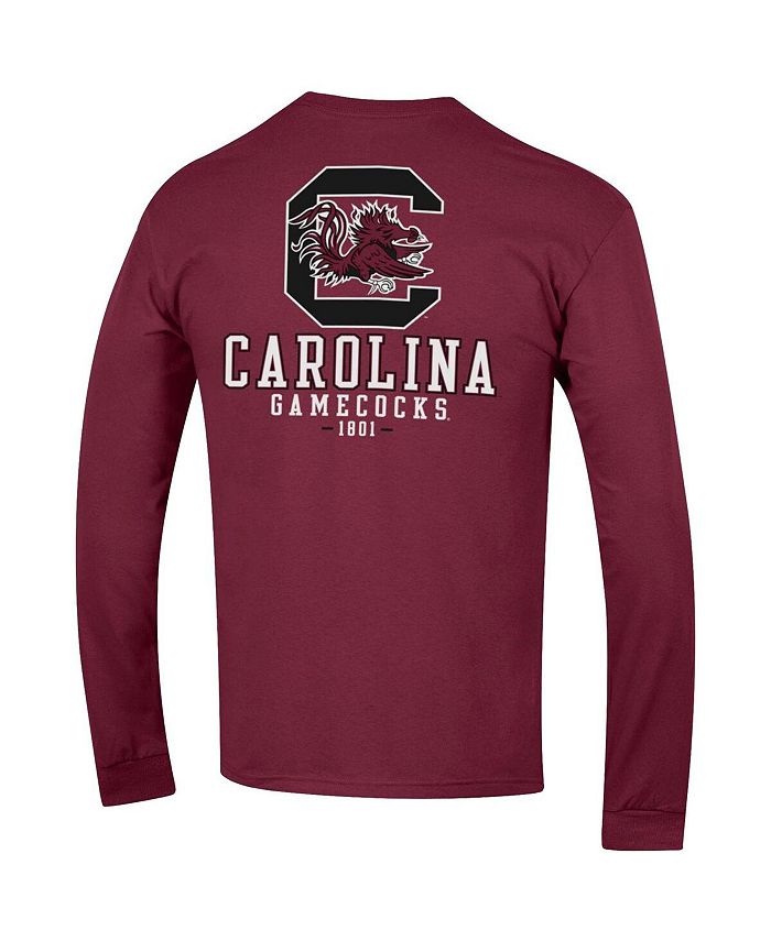 Champion Men's Garnet South Carolina Gamecocks Team Stack 3-Hit Long ...