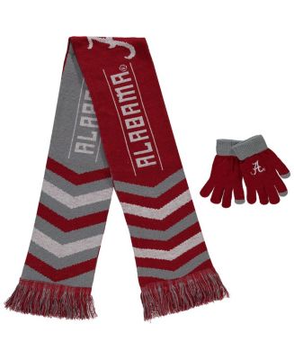 FOCO Men's and Women's Crimson Alabama Crimson Tide Glove and Scarf ...