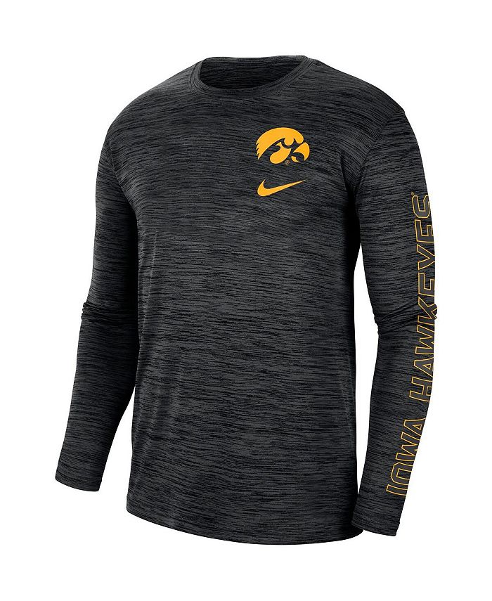 Nike Men's Black Iowa Hawkeyes Velocity Legend Team Performance Long ...