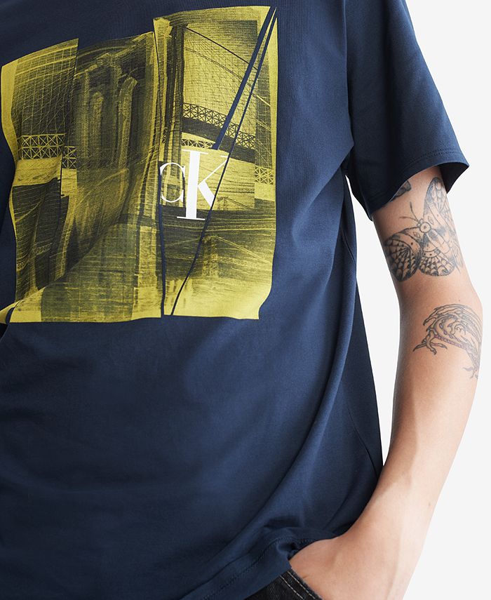 Calvin Klein Men's Brooklyn Bridge Graphic T-Shirt - Macy's
