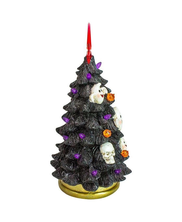 Northlight LED Lighted Skull and Ghost Halloween Tree, 12" - Macy's