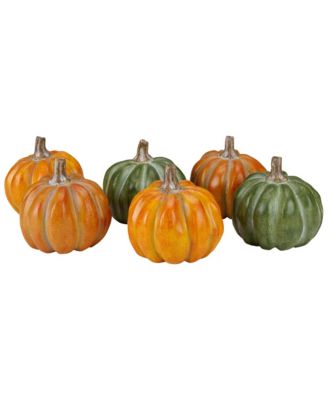 Boxed 6 Piece Pumpkin Thanksgiving Decorations Set - Macy's