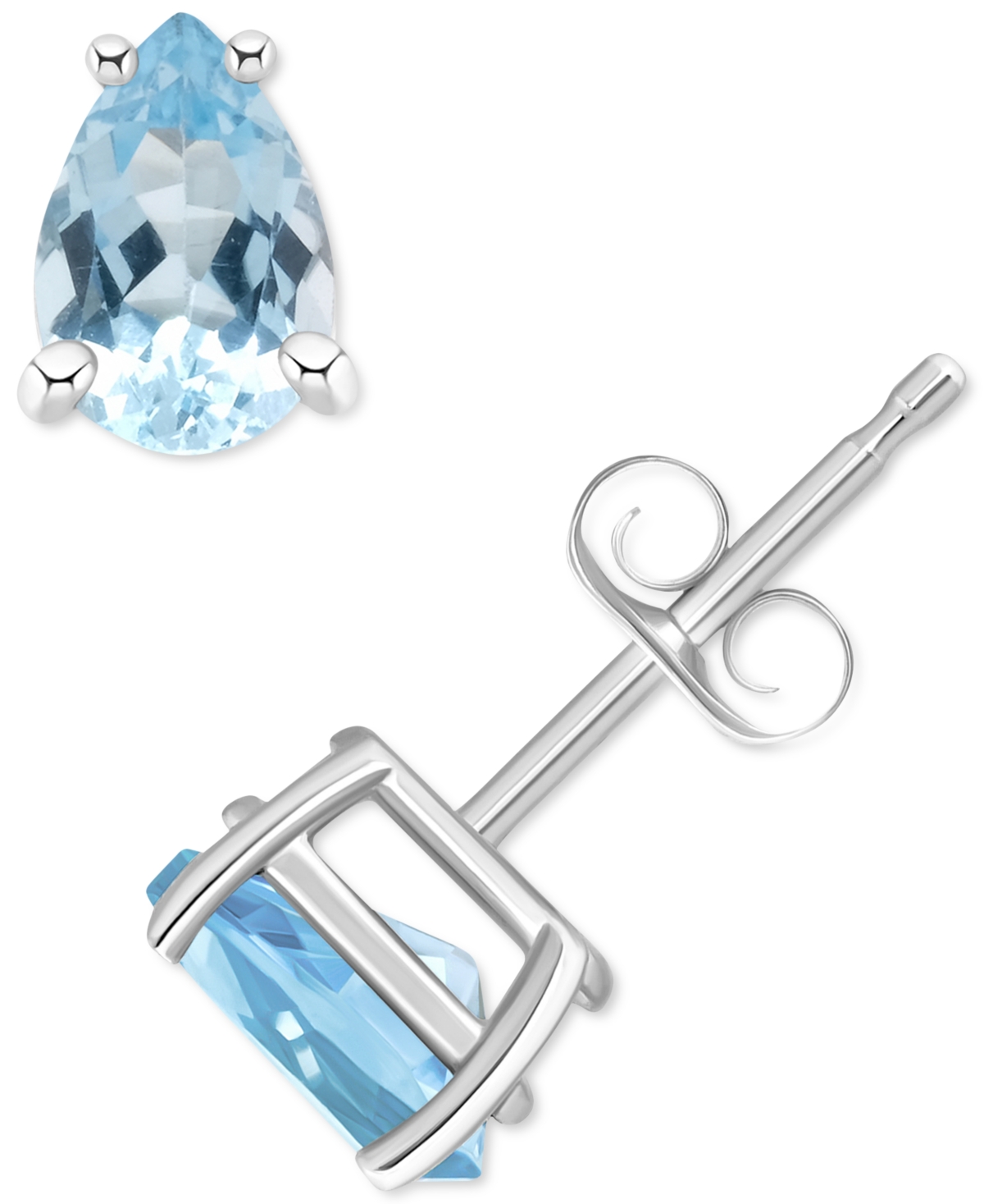 Click here for Aquamarine Pear Stud Earrings (3/4 ct. t.w.) in 14... prices