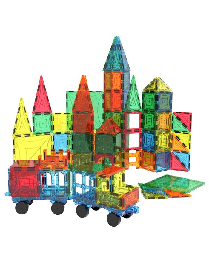 Mag-Genius 108 Piece Magnetic Building Blocks With Two Bonus Pieces ...