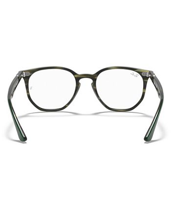 Ray-Ban RB7151 Hexagonal Optics Eyeglasses - Macy's