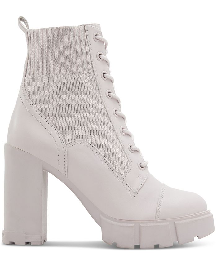 ALDO Rebel Knit Combat Booties - Macy's