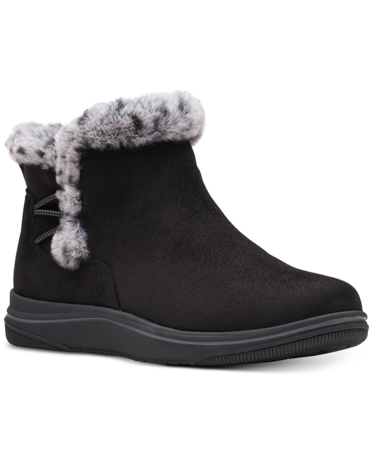 Click here for Clarks Womens Breeze Fur Booties - Black LY prices