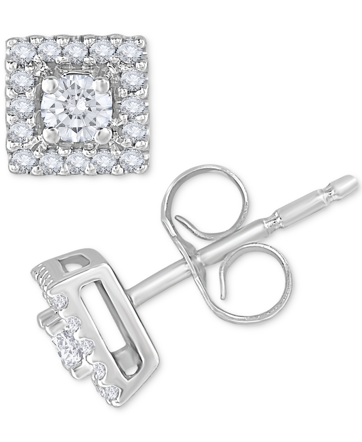 Click here for Diamond Cluster Stud Earrings (1/4 ct. t.w.) in 14... prices