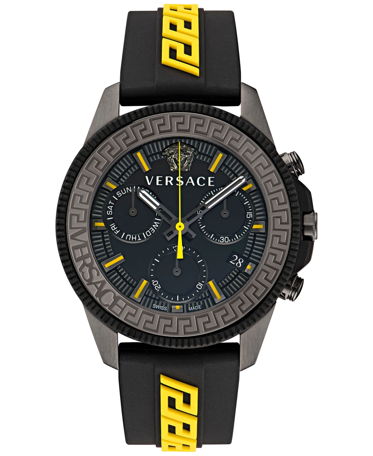 Click here for Versace Mens Swiss Chronograph Greca Action Yellow... prices