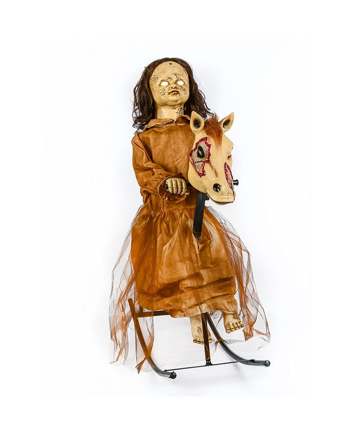 National Tree Company 41" Animated Halloween Motion Activated Rocking ...