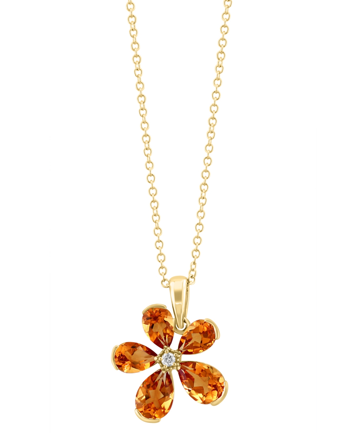 Click here for Effy Citrine (2-1/5 ct. t.w.) & Diamond Accent Flo... prices
