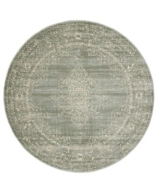 CLOSEOUT! KM Home Cantu 3563 5'3" x 5'3" Round Area Rug - Macy's