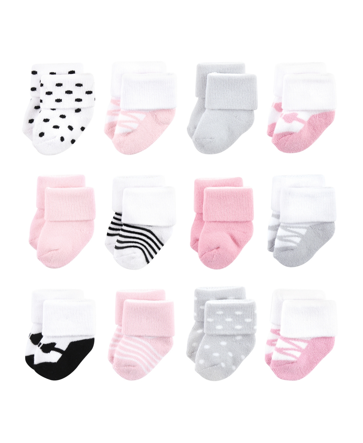 Click here for Luvable Friends Baby Girls Cotton Terry Socks Bund... prices