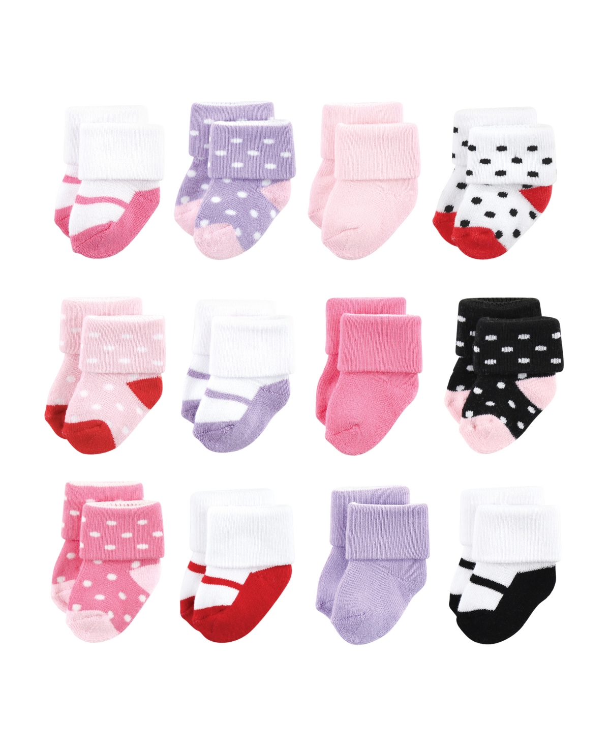 Click here for Luvable Friends Baby Girls Cotton Terry Socks Bund... prices
