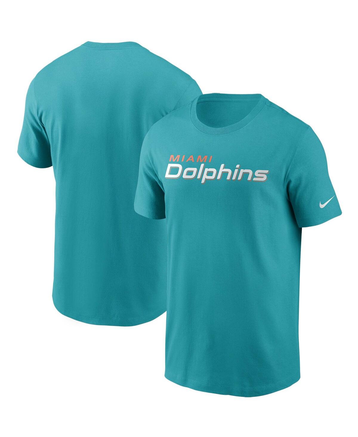 Click here for Mens Nike Aqua Miami Dolphins Team Wordmark T-shir... prices