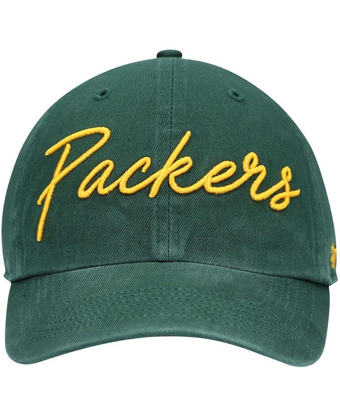 '47 Brand Women's '47 Green Green Bay Packers Vocal Clean Up Adjustable ...