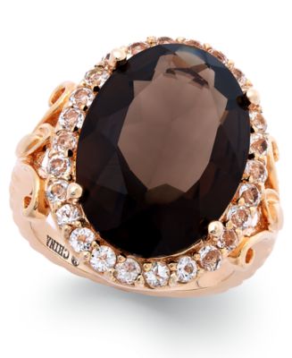 Victoria Townsend Smoky Quartz (10-3/4 ct. t.w.) and White Topaz (1 ct ...