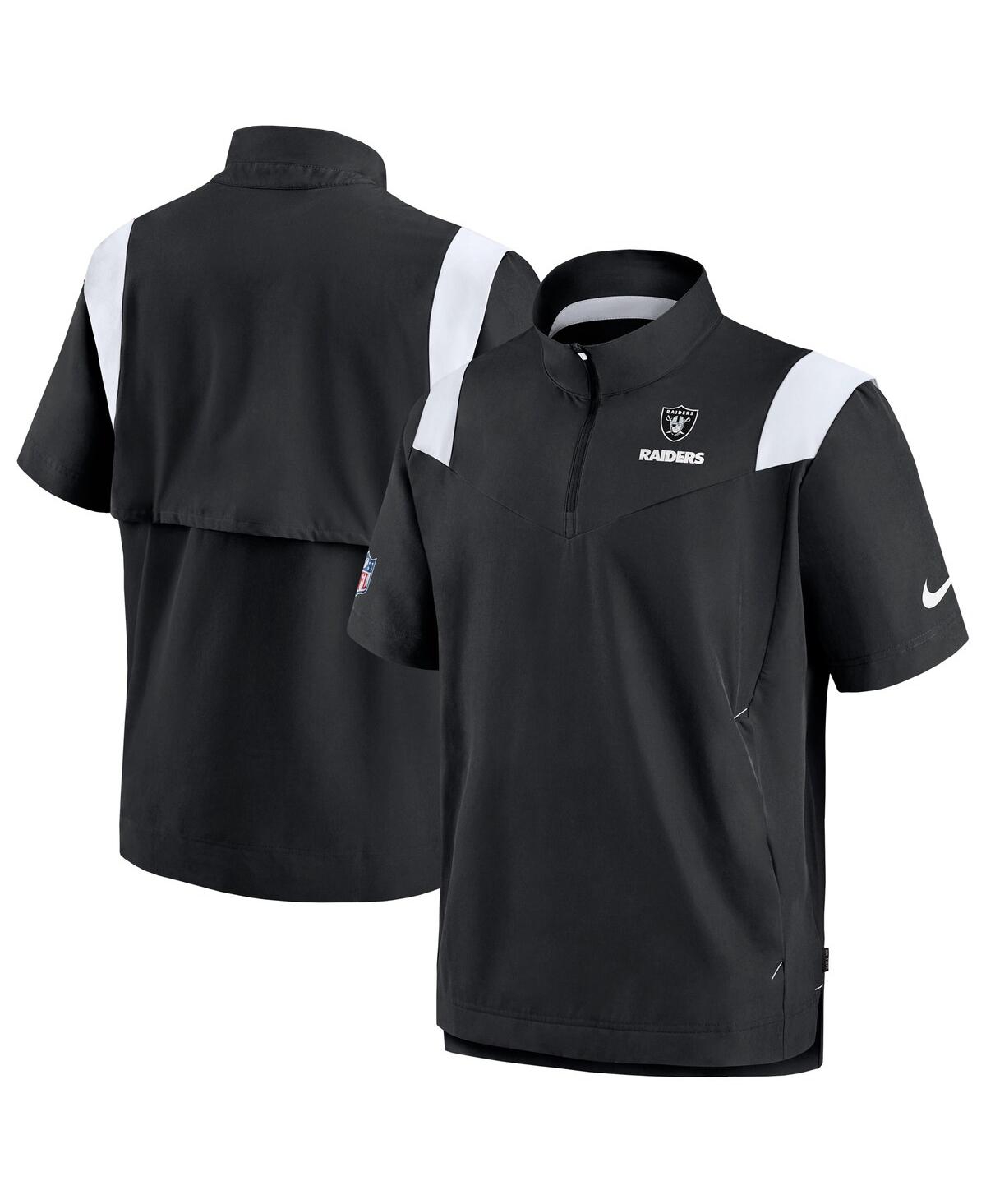 Click here for Mens Nike Black Las Vegas Raiders Coach Chevron Lo... prices