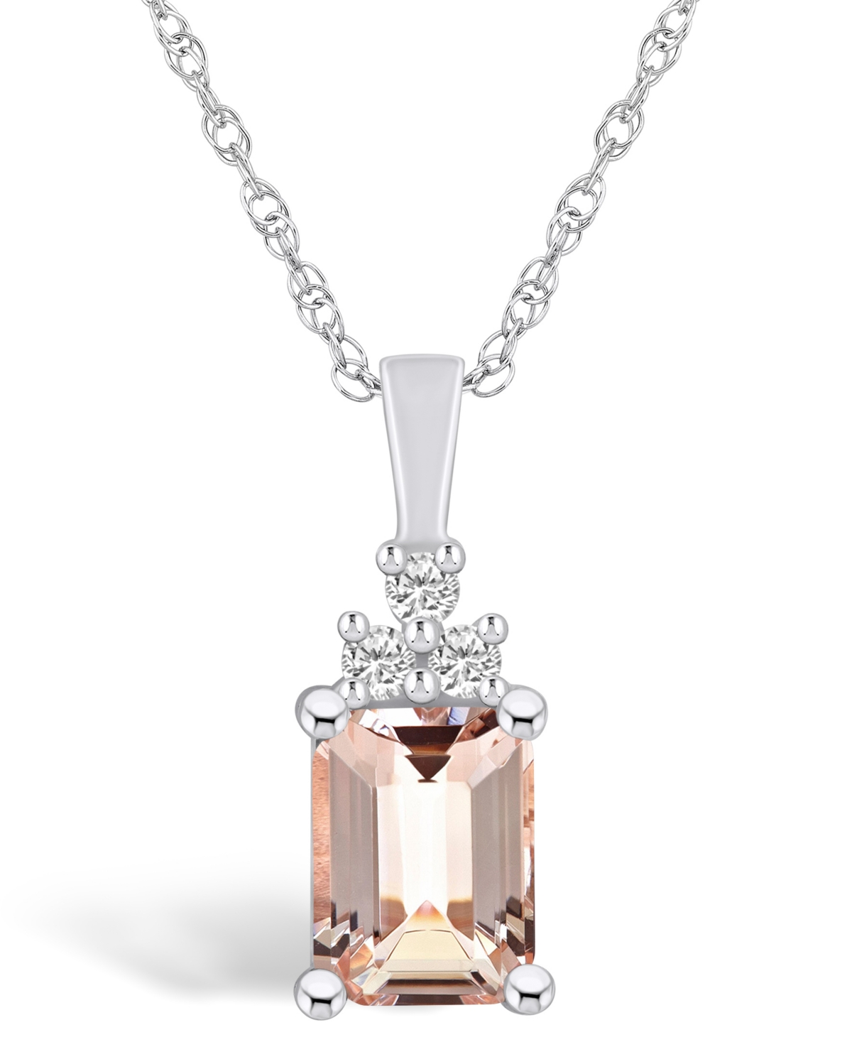 Click here for Macys Morganite (1-3/8 Ct. T.w.) and Diamond (1/10... prices