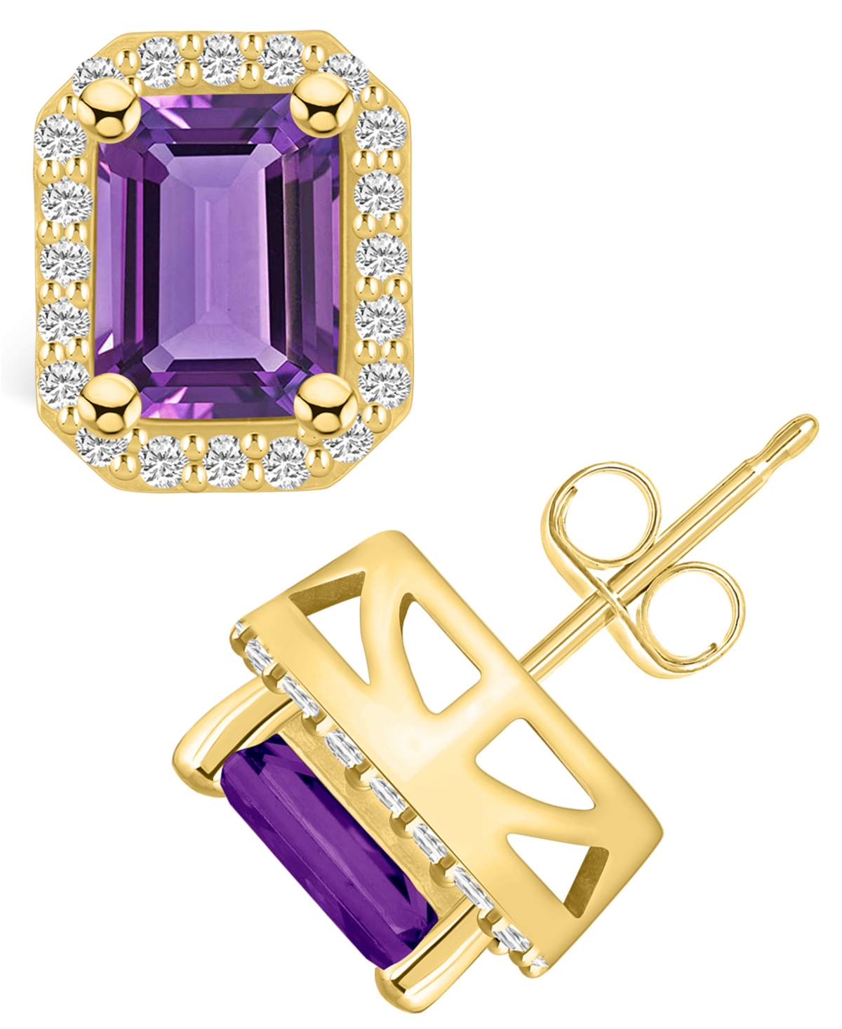 Click here for Macys Amethyst (3-1/5 ct. t.w.) and Diamond (3/8 c... prices