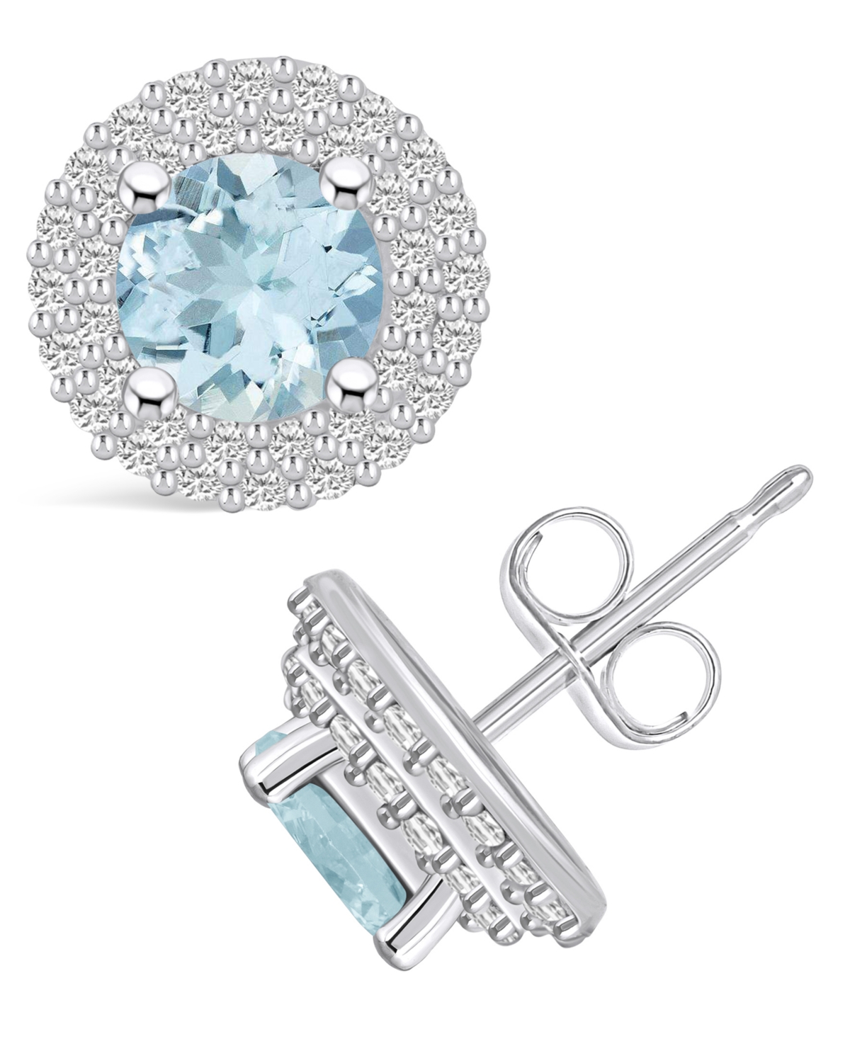 Click here for Macys Aquamarine (1-1/2 ct. t.w.) and Diamond (1/2... prices