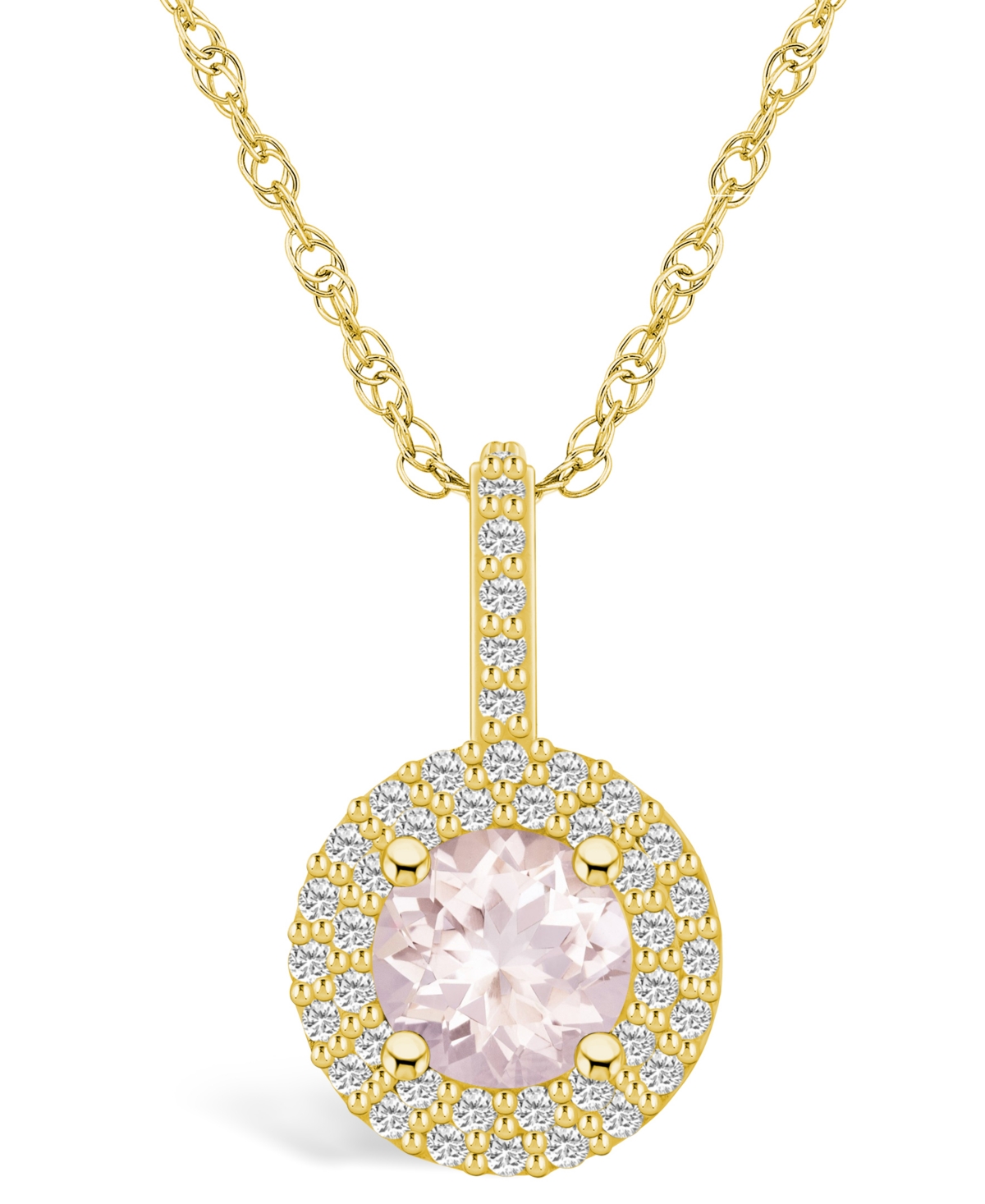 Click here for Macys Morganite (1-1/4 Ct. T.w.) and Diamond (3/8... prices
