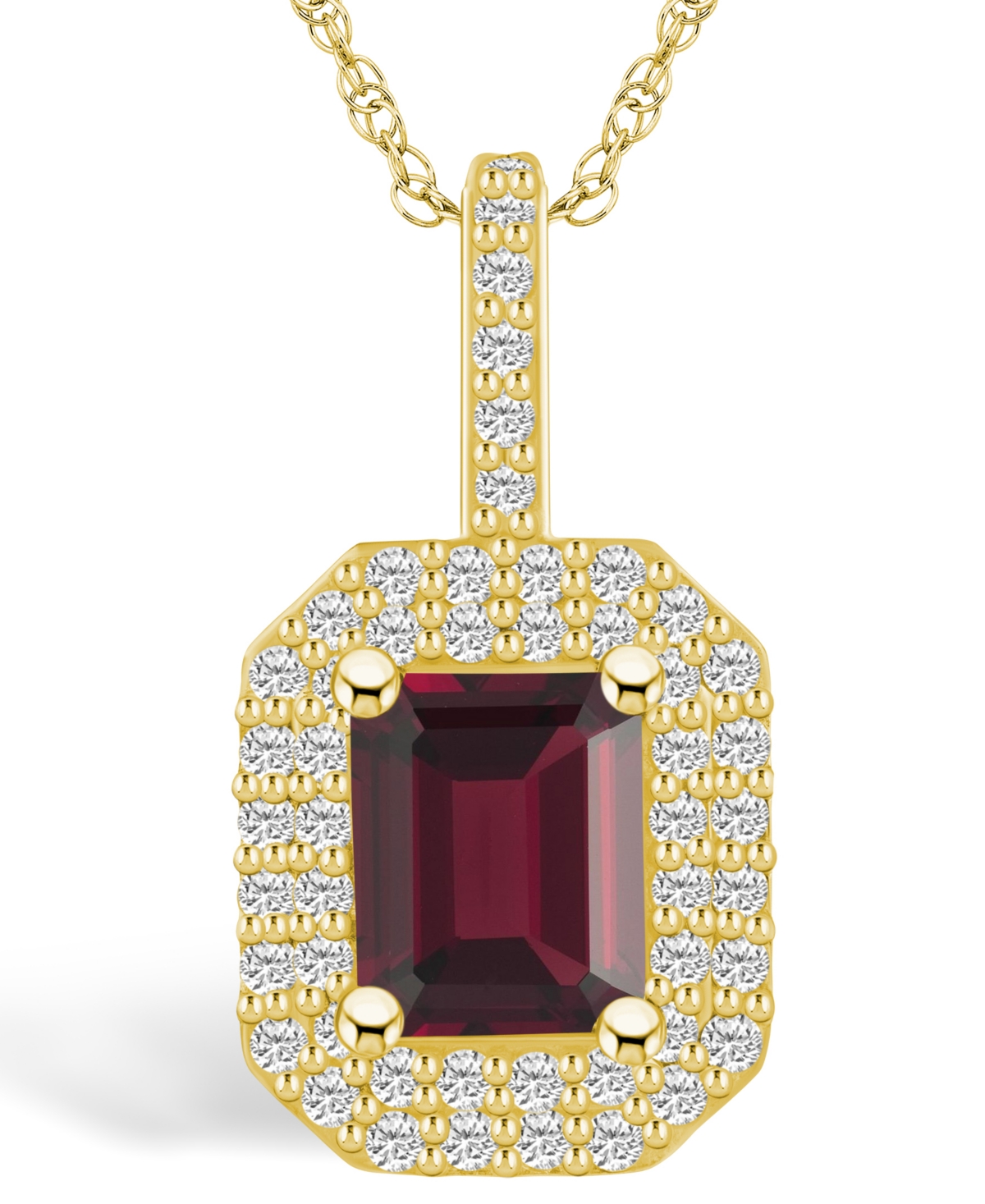 Click here for Macys Garnet (2 Ct. T.w.) and Diamond (1/2 Ct. T.w... prices