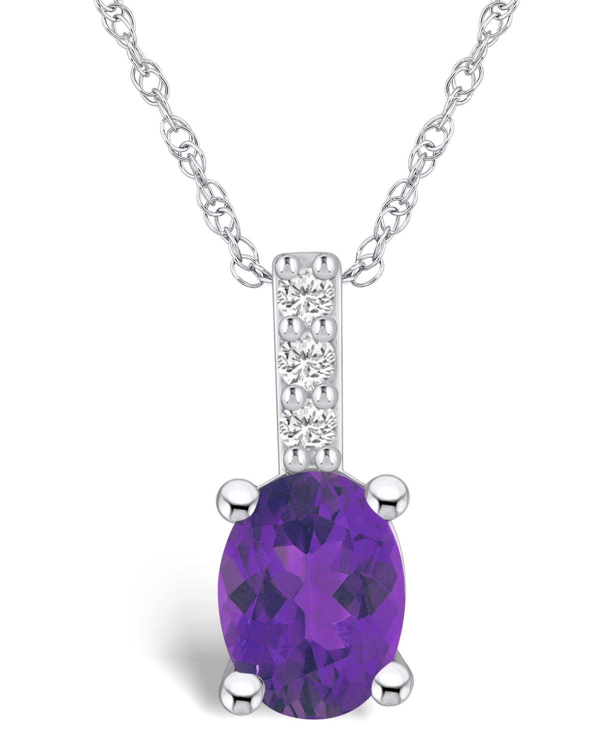Click here for Macys Amethyst (1-1/5 Ct. T.w.) and Diamond Accent... prices