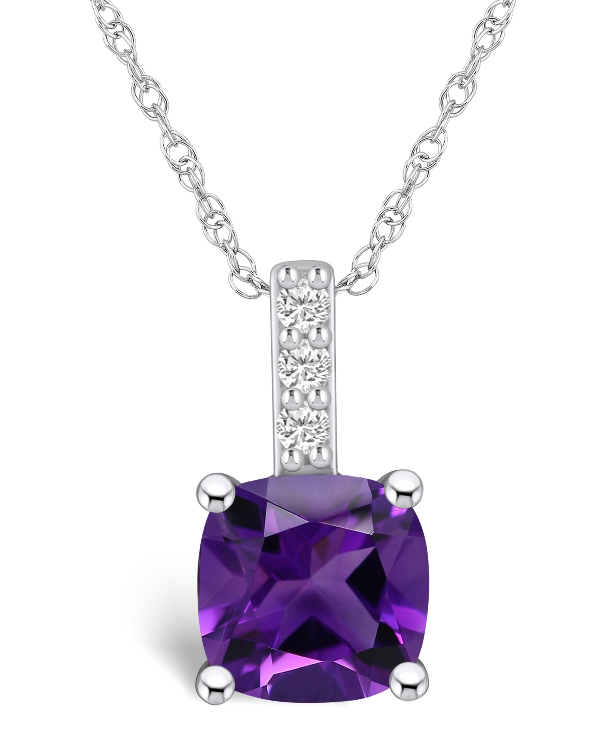 Click here for Macys Amethyst (2 Ct. T.w.) and Diamond Accent Pen... prices