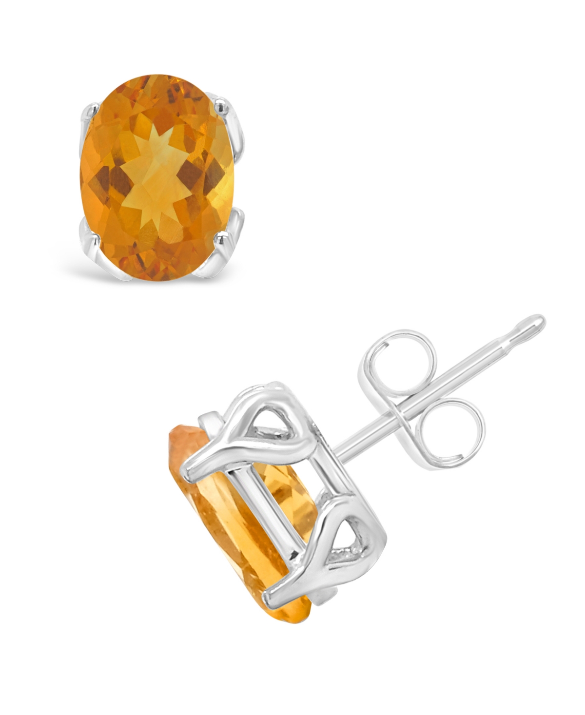 Click here for Macys Citrine (2-3/8 ct. t.w.) Stud Earrings in 14... prices