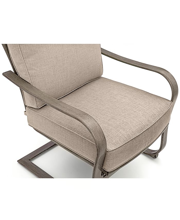 Furniture CLOSEOUT! Tara Wide Slat C-Spring Chair, Created for Macy's ...