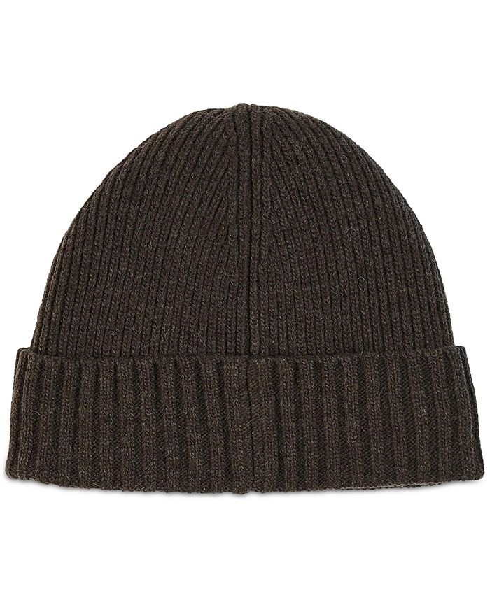 Barbour Men's Carlton Knitted & Ribbed Beanie - Macy's