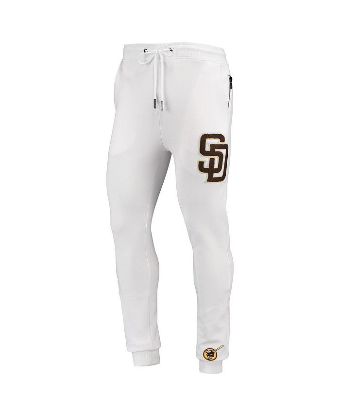 Pro Standard Men's White San Diego Padres Team Logo Jogger Pants - Macy's