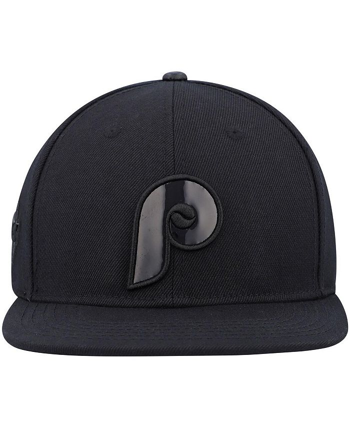 Pro Standard Men's Black Philadelphia Phillies Triple Black Wool ...