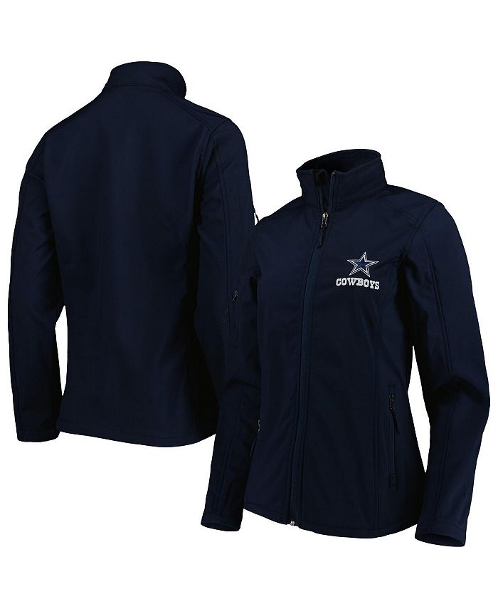 Dunbrooke Women's Navy Dallas Cowboys Full-Zip Sonoma Softshell Jacket ...