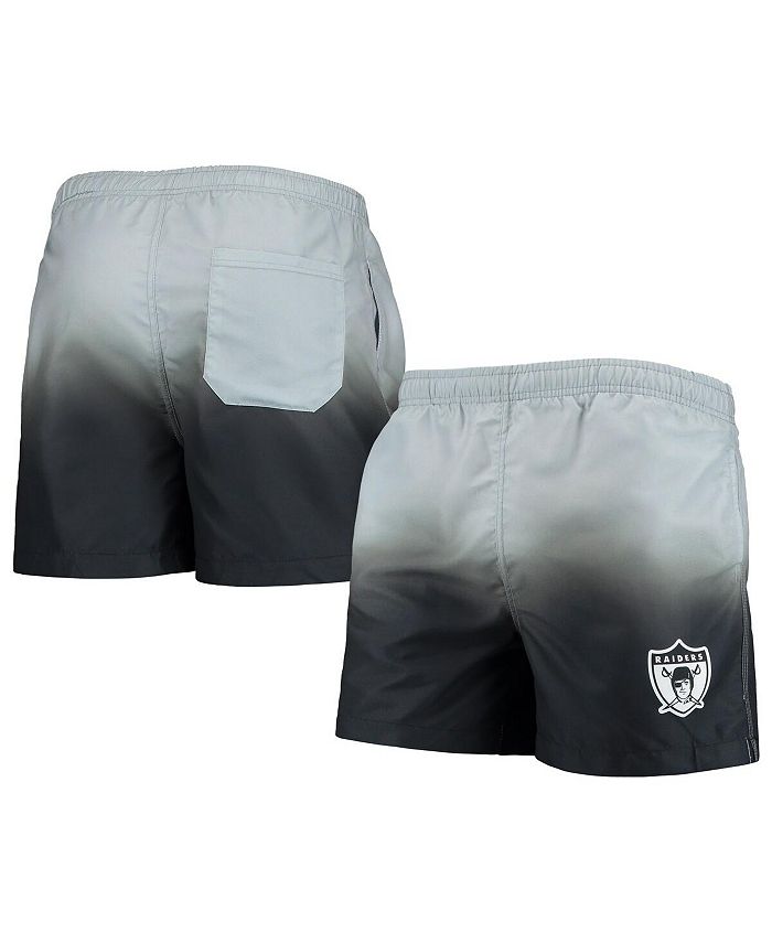 FOCO Men's Black Las Vegas Raiders Retro Dip-Dye Swim Shorts - Macy's